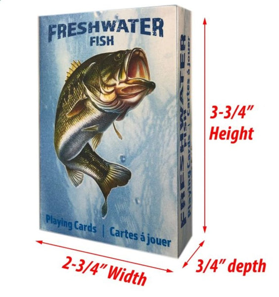 Freshwater Fishing Playing Cards 700360 | Buffalo Trader Online
