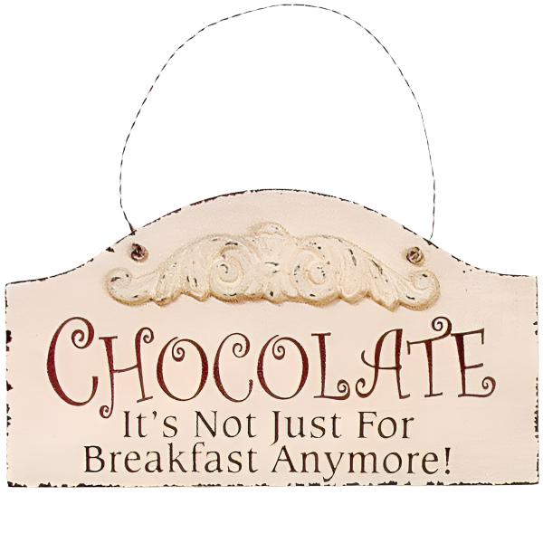Chocoholics Chocolate Lovers Signs 28624 | Buffalo Trader Online