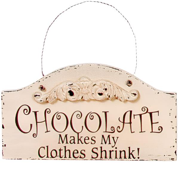 Chocoholics Chocolate Lovers Signs 28624 | Buffalo Trader Online