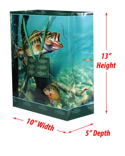 Bass Fish Medium Gift Bag 700106 | Buffalo Trader Online