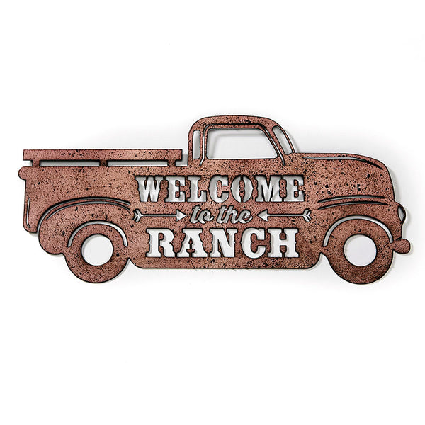 Welcome To The Ranch Truck Sign | Buffalo Trader Online