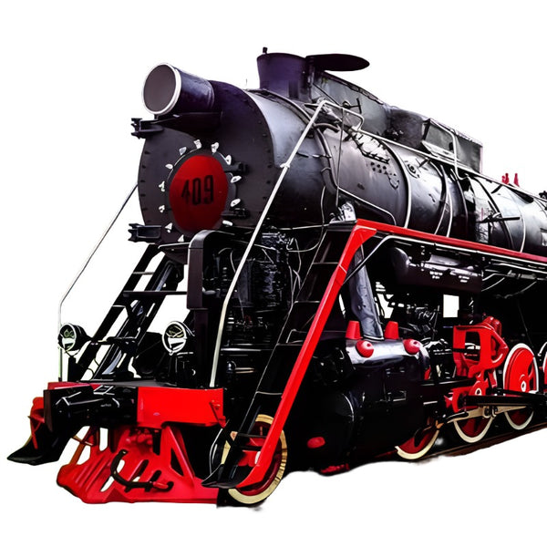 Locomotive Train Fleece Blanket BL-1605 | Buffalo Trader Online