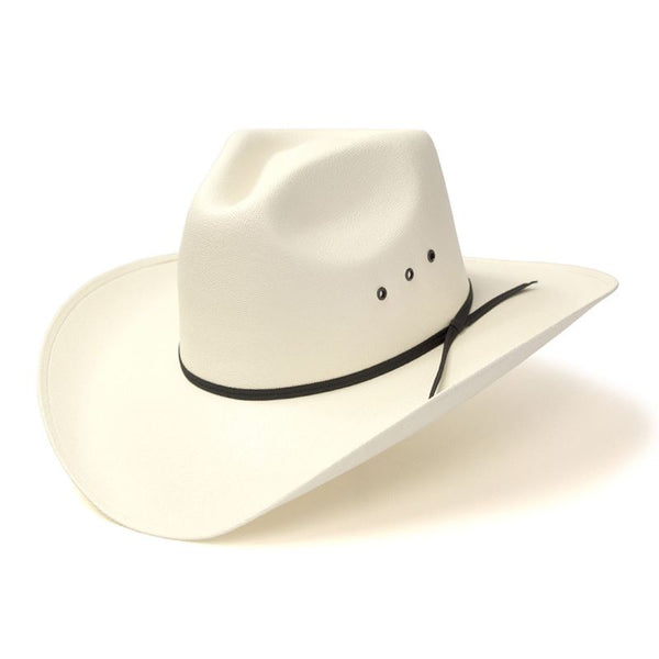 Natural Straw Western Pinch Front Hat CA-3E | Buffalo Trader Online