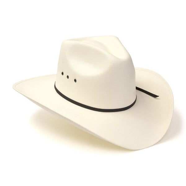Natural Straw Western Pinch Front Hat CA-3E | Buffalo Trader Online