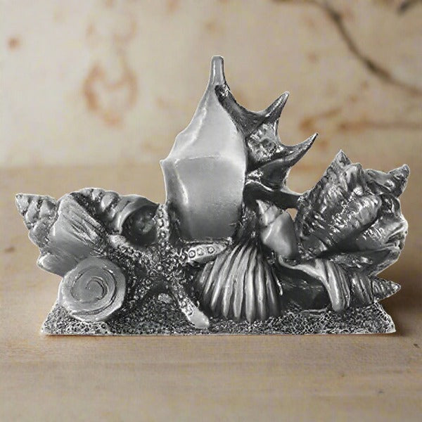 Pewter Sea Shell Napkin Rings D11294 | Buffalo Trader Online