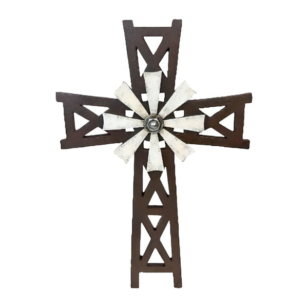Windmill Themed Wall Cross DEC-15415 | Buffalo Trader Online
