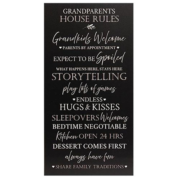 Grandparents House Rules Sign G18717 | Buffalo Trader Online