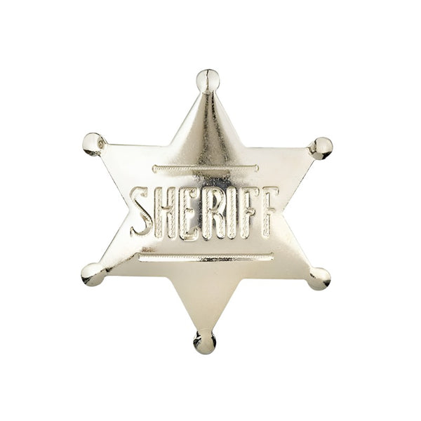 Silver Sheriff Badge Pin P-572-S | Buffalo Trader Online
