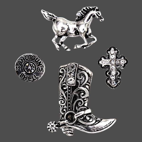 Assorted Cowboy Tack Pin Set T-252SB | Buffalo Trader Online