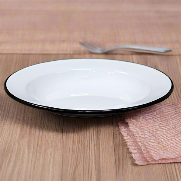 Baked Enamel Breakfast or Salad Plate G2057 | Buffalo Trader Online